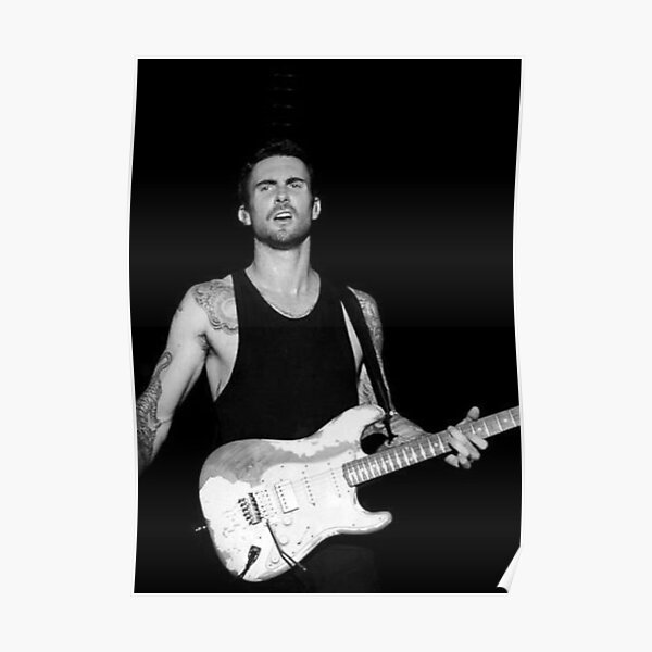 "adam levine" Poster for Sale by xsans4 | Redbubble