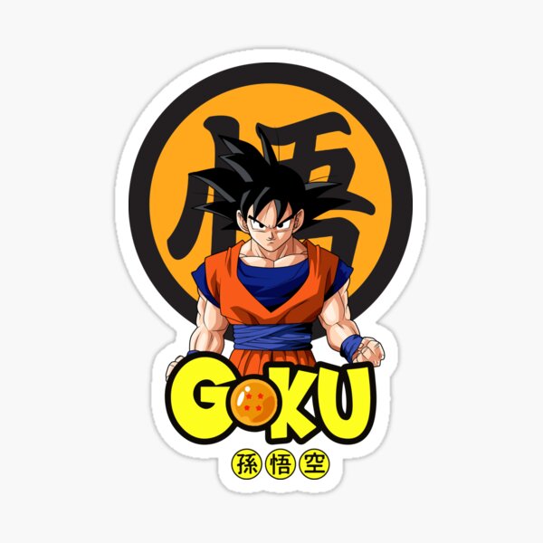 "SON GOKU" Sticker for Sale by 0r1g1nal9eek | Redbubble