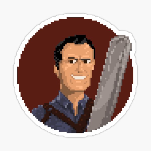 "Ash" Sticker for Sale by pixelfaces | Redbubble