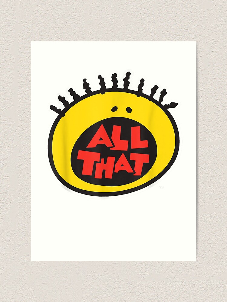 "Nick Rewind All That Logo" Art Print for Sale by resourceinterna ...