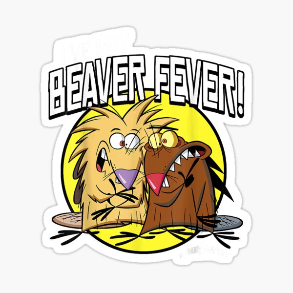 "Nickelodeon Angry Bevers I've Got Bever Fever" Sticker by ...
