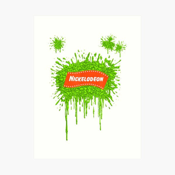 "Nickelodeon Slime Splat Logo" Art Print for Sale by resourceinterna ...