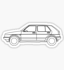 Golf Mk2: Stickers | Redbubble