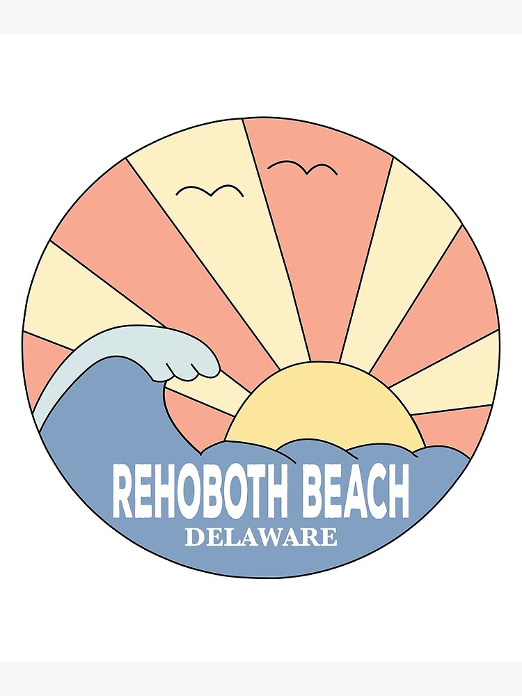 "Rehoboth Beach Delaware " Poster for Sale by PRNTDADZ | Redbubble