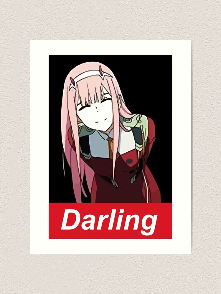 "Zero Two Smile Darling in The FRANXX " Art Print for Sale by ...