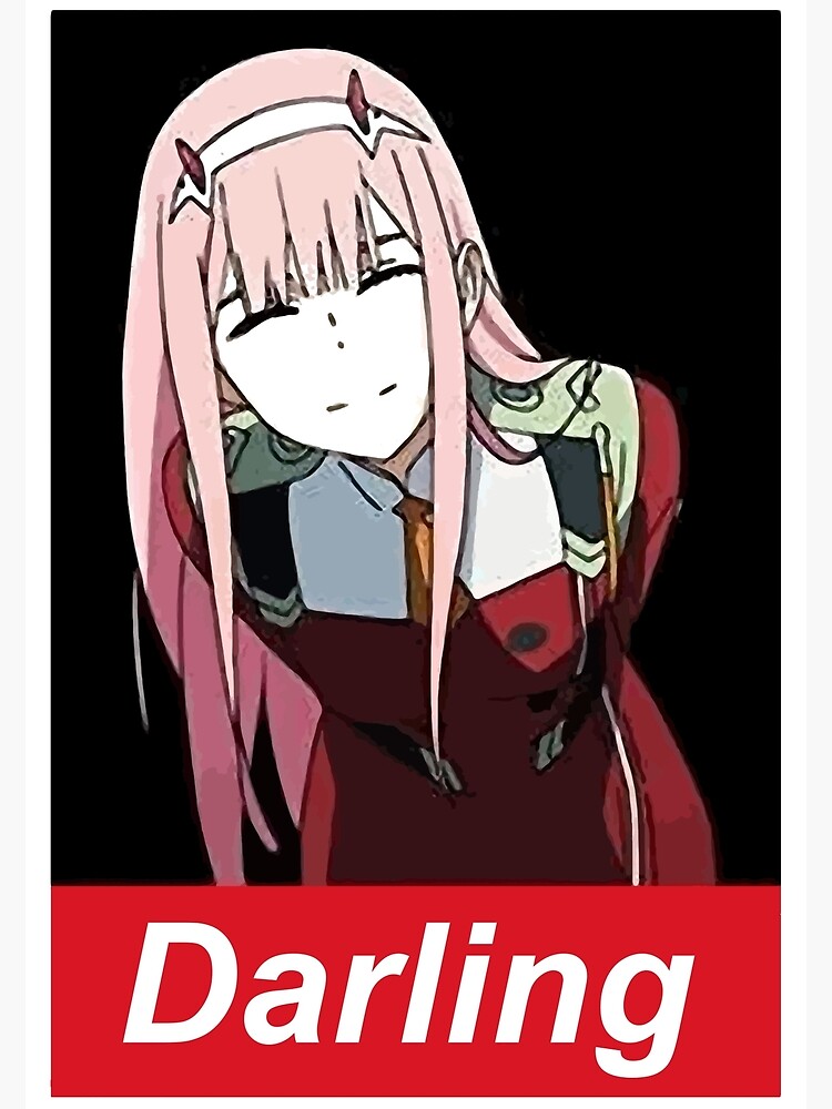 "Zero Two Smile Darling in The FRANXX " Art Print for Sale by ...