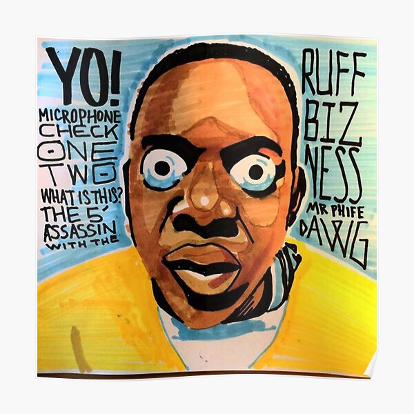 "phife dawg" Poster for Sale by aprilculum | Redbubble