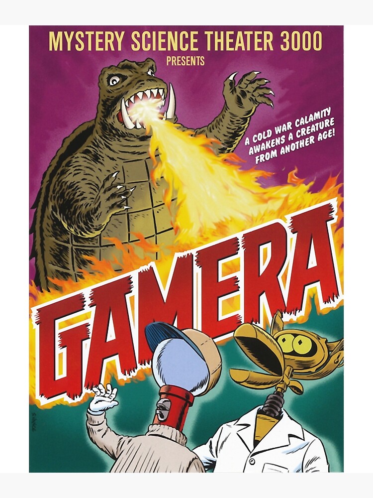 "MST3K - Gamera Classic" Poster for Sale by gallegosfred | Redbubble