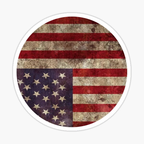 "American flag upside down" Sticker for Sale by slimshaaady | Redbubble