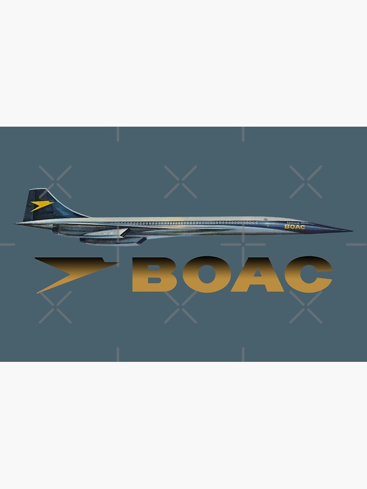 "Concorde BOAC" Poster by dudutbrito | Redbubble