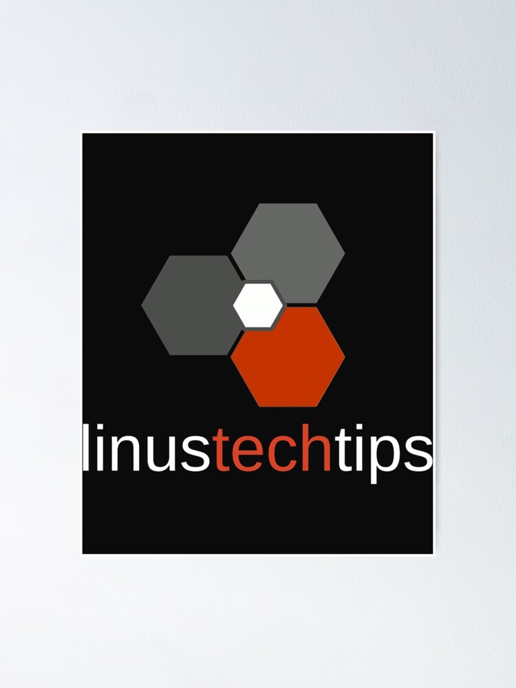 "Linus Tech Tips logo " Poster for Sale by enerationwear | Redbubble