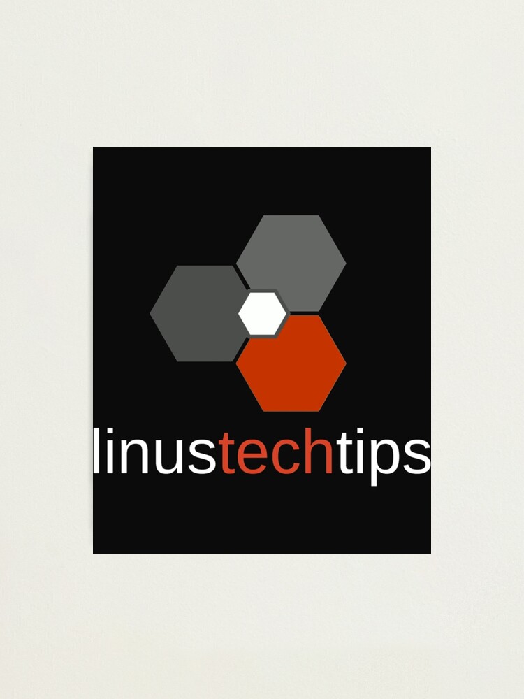 "Linus Tech Tips logo " Photographic Print by enerationwear | Redbubble