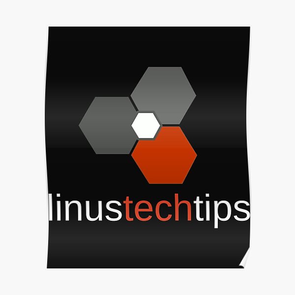 "Linus Tech Tips logo " Poster for Sale by enerationwear | Redbubble