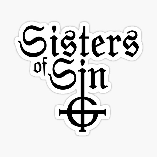 "Sisters of Sin" Sticker for Sale by ninthstreet | Redbubble