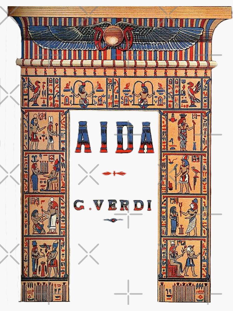 "Aida " Sticker by Ommik | Redbubble