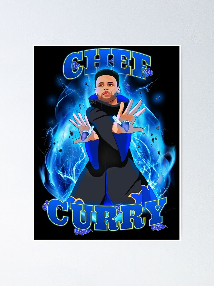 "Chef Curry #30 "Anime"" Poster for Sale by ecarey22 | Redbubble