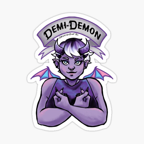 "Demi demon" Sticker by swinku | Redbubble