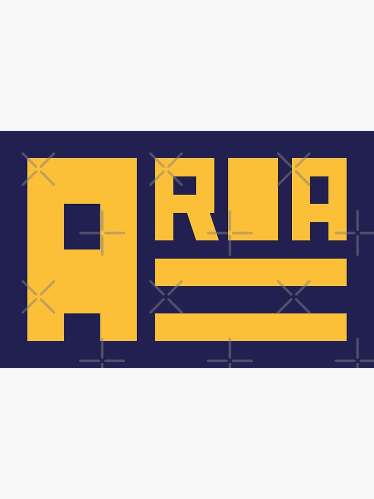 "Aria Series - Aria Company Logo" Sticker by Fireseed-Josh | Redbubble
