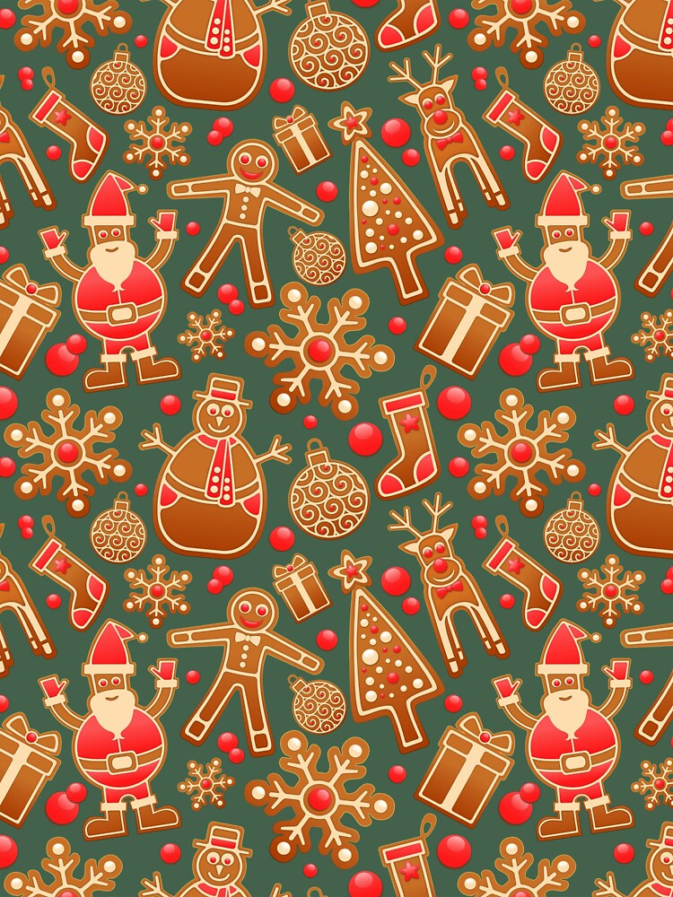 "Christmas Batik Bathik Pattern Bed Sheet or Frock Design " Sticker for ...