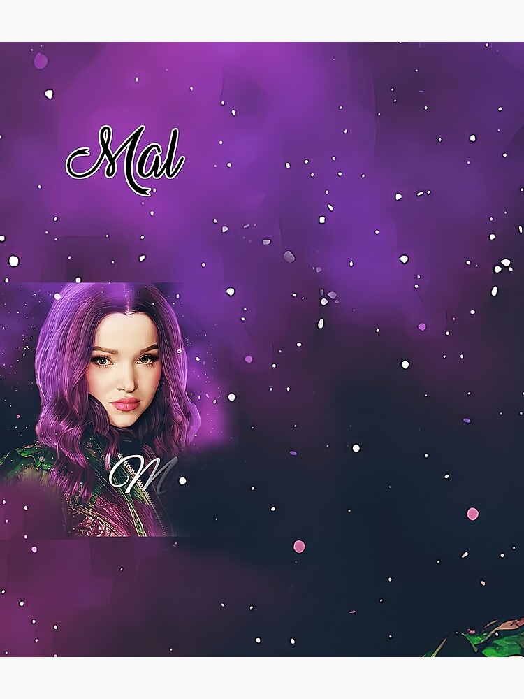 Mal Purple Pink Princess Descendants 3 Backpack sold by Beatriz Garcia ...