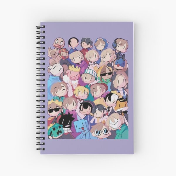 "Dream smp all members " Spiral Notebook for Sale by StardustDesigny ...