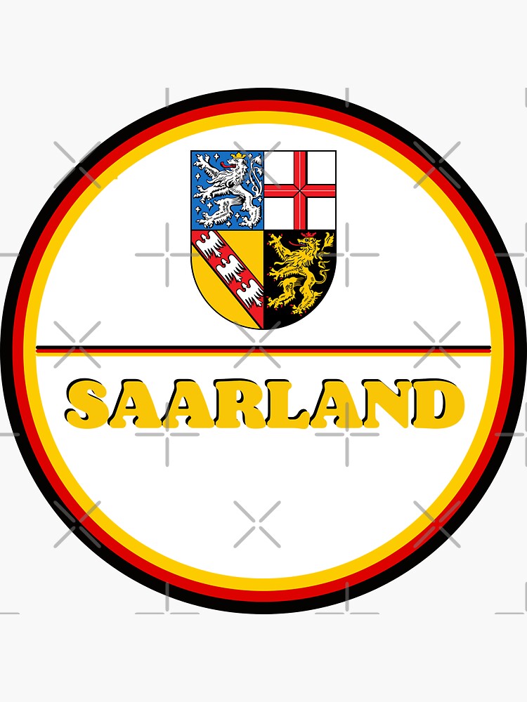 "State of Saarland Roundel" Sticker for Sale by FedSherDesign | Redbubble