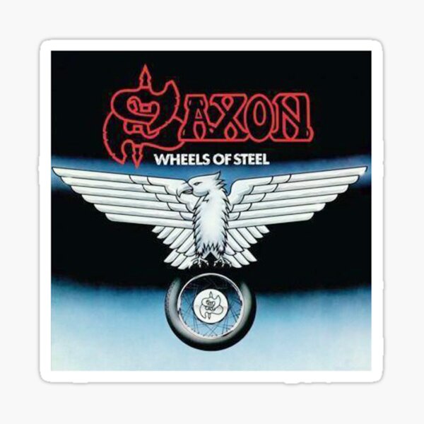"sax04 English heavy metal band saxon" Sticker for Sale by mesSanchez00 ...