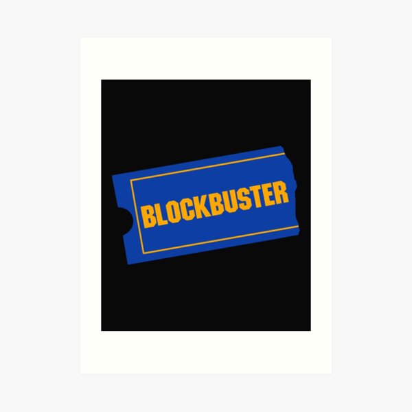 "Blockbuster Retro Logo" Art Print for Sale by DuyAn | Redbubble