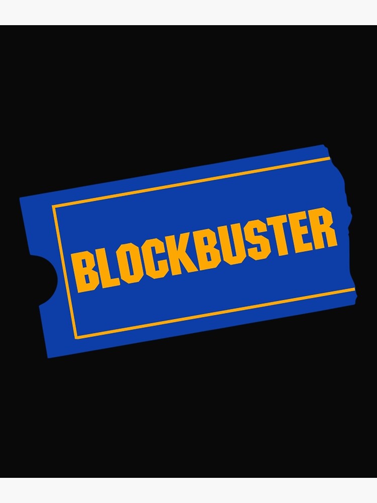 "Blockbuster Retro Logo" Art Print for Sale by DuyAn | Redbubble