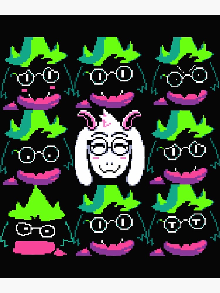 "DELTARUNE - PRINCE RASIEL (DIFFERENT FACIAL EXPRESSIONS) " Art Print ...