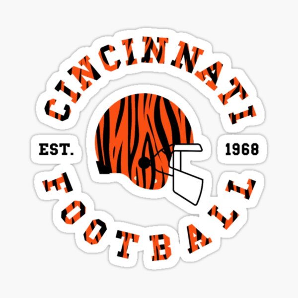 "Cincinnati Football Team" Sticker for Sale by Hispe00 | Redbubble