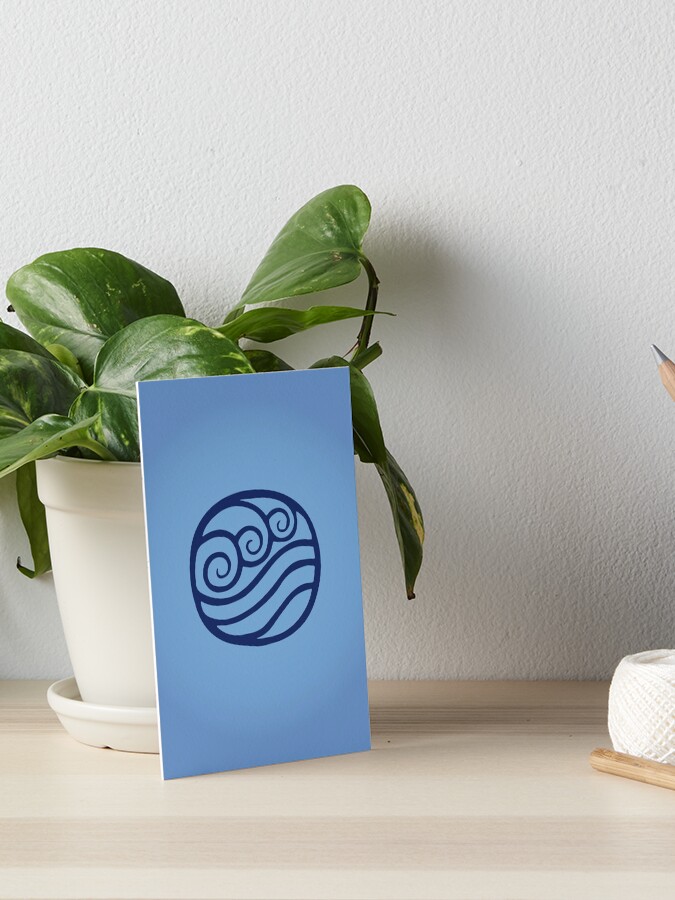 "Waterbending Logo" Art Board Print for Sale by Logogami | Redbubble