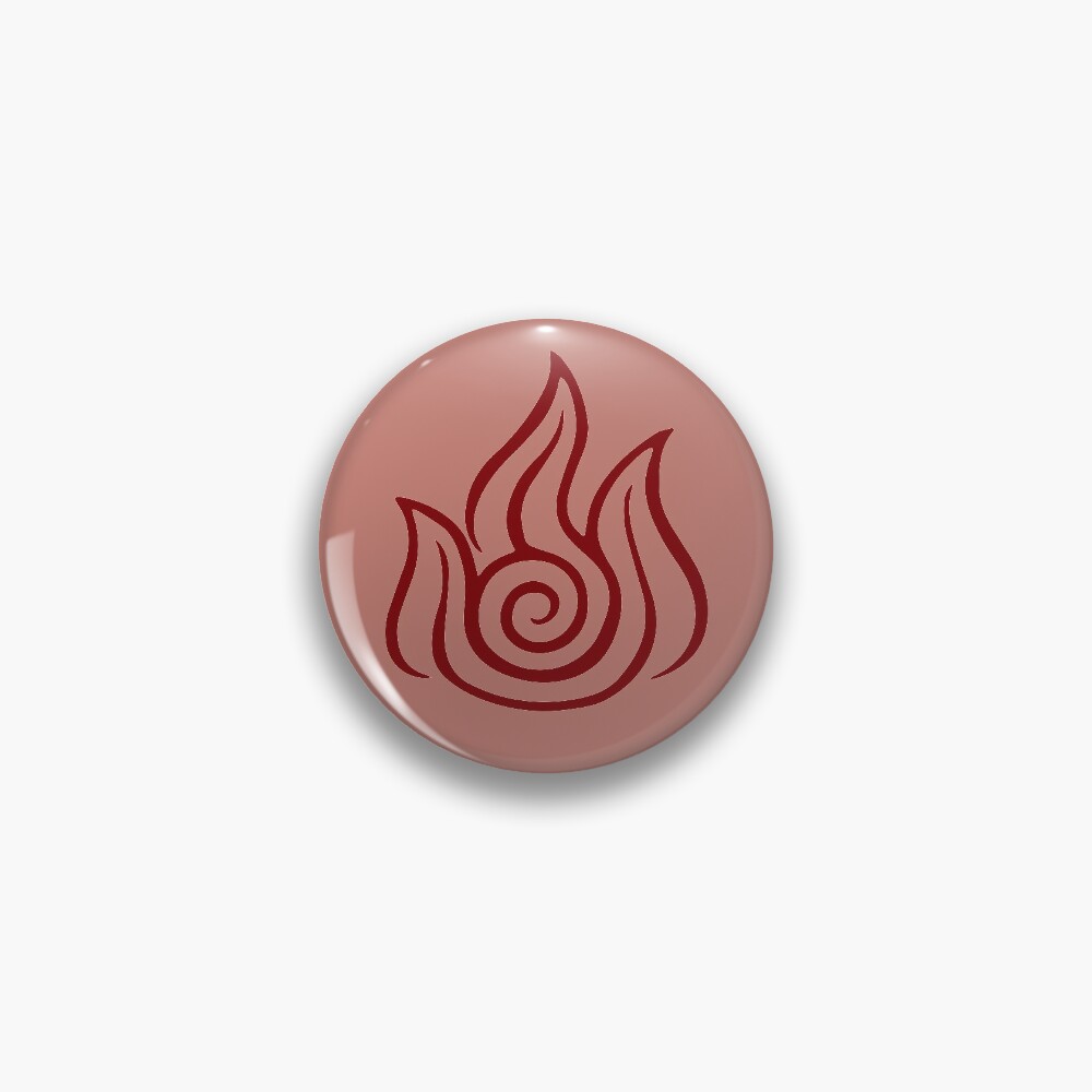 "Firebending Logo" Pin by Logogami | Redbubble