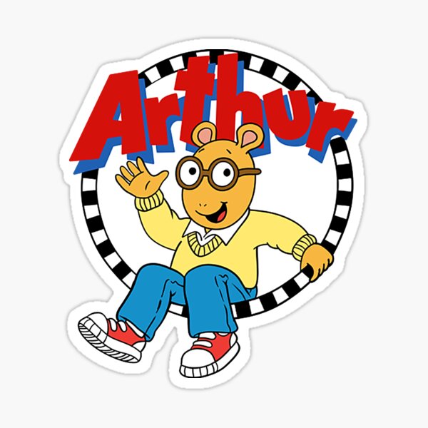 "Arthur cartoon " Sticker for Sale by Thomashea24 | Redbubble