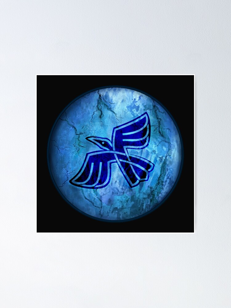 "Celtic Crow Symbol " Poster for Sale by Celtic-Whispers | Redbubble