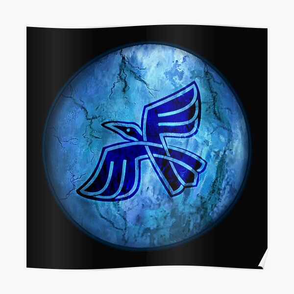 "Celtic Crow Symbol " Poster for Sale by Celtic-Whispers | Redbubble