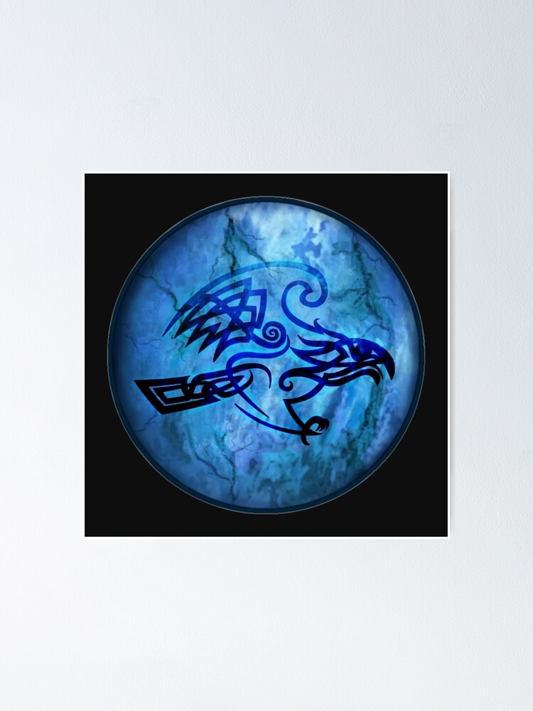 "Celtic Hawk Symbol " Poster for Sale by Celtic-Whispers | Redbubble