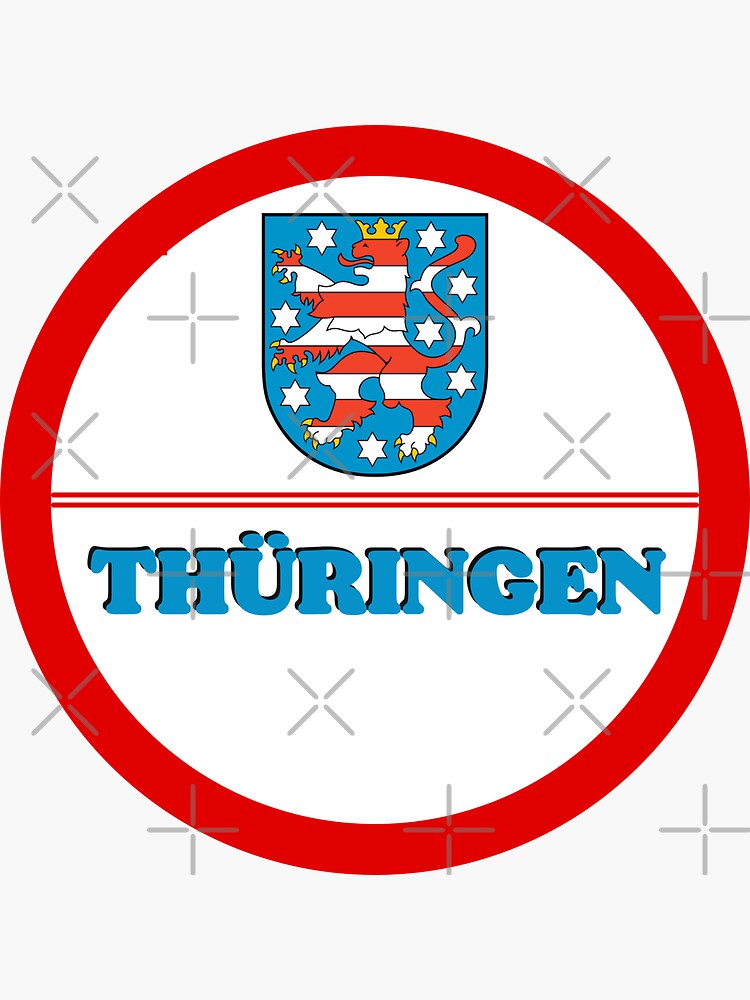 "State of Thuringia Roundel" Sticker for Sale by FedSherDesign | Redbubble