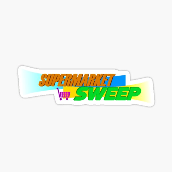 "Supermarket Sweep Logo Essential" Sticker for Sale by claudiatyreep ...