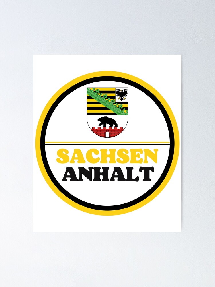 "State of Saxony-Anhalt Roundel" Poster for Sale by FedSherDesign ...