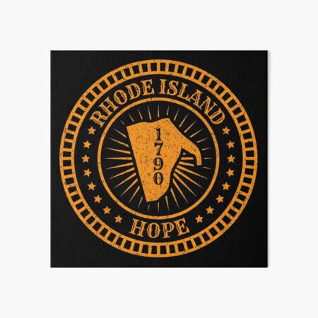 "Rhode Island State - RI Slogan Motto Map Hope - The Ocean State Little ...