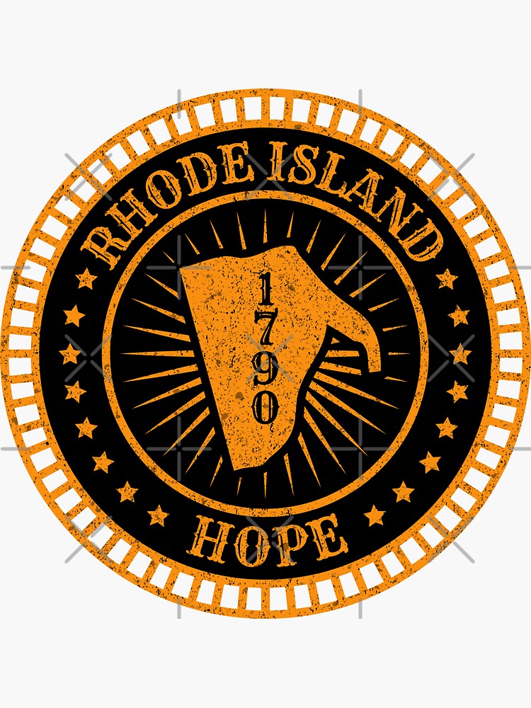 "Rhode Island State - RI Slogan Motto Map Hope - The Ocean State Little ...