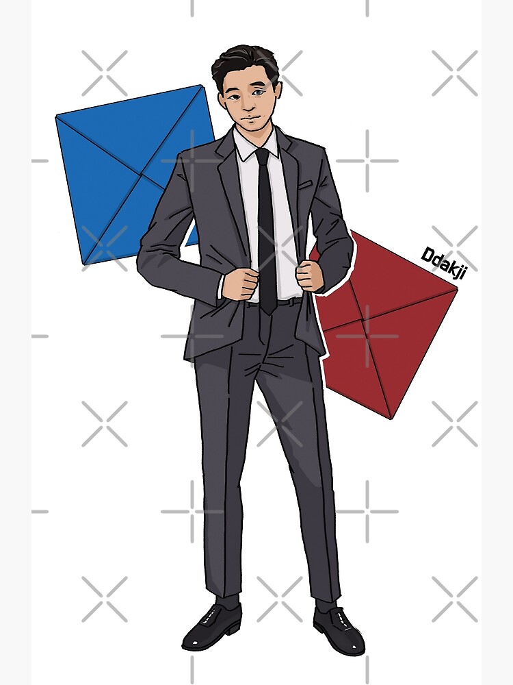 "ddakji man" Poster by 2929shop | Redbubble