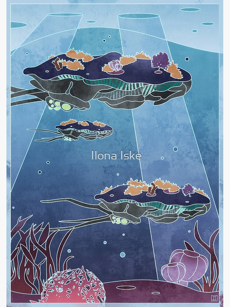 "Reefback Leviathan" Poster for Sale by TornadoTwist | Redbubble