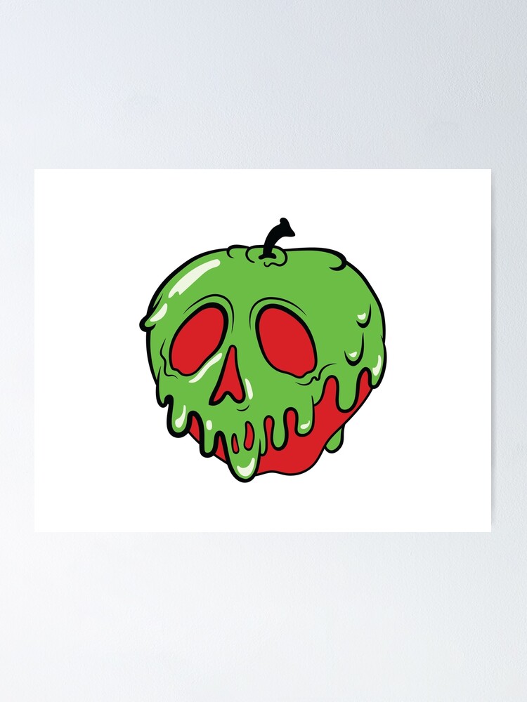 "Poison Apple Design, Halloween gift Design, Poison Apple sticker ...