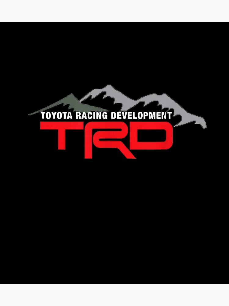 "TRD Racing Development Logo" Poster for Sale by SemajshiMaah | Redbubble