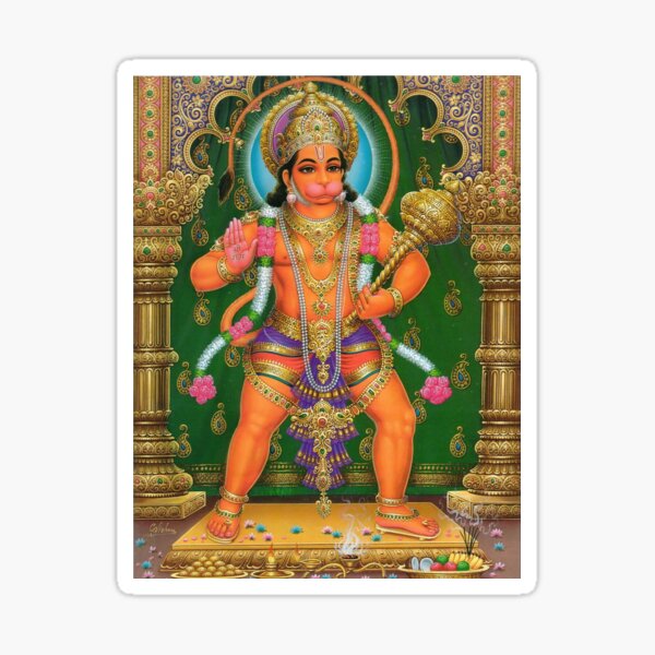 "Hanuman" Sticker by Onodera | Redbubble