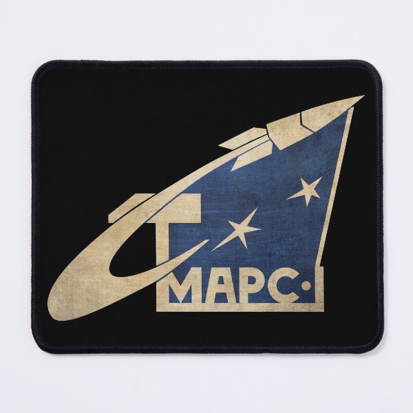 "MARS 1 Space Rocket Russian Soviet Pin" Mouse Pad for Sale by ...