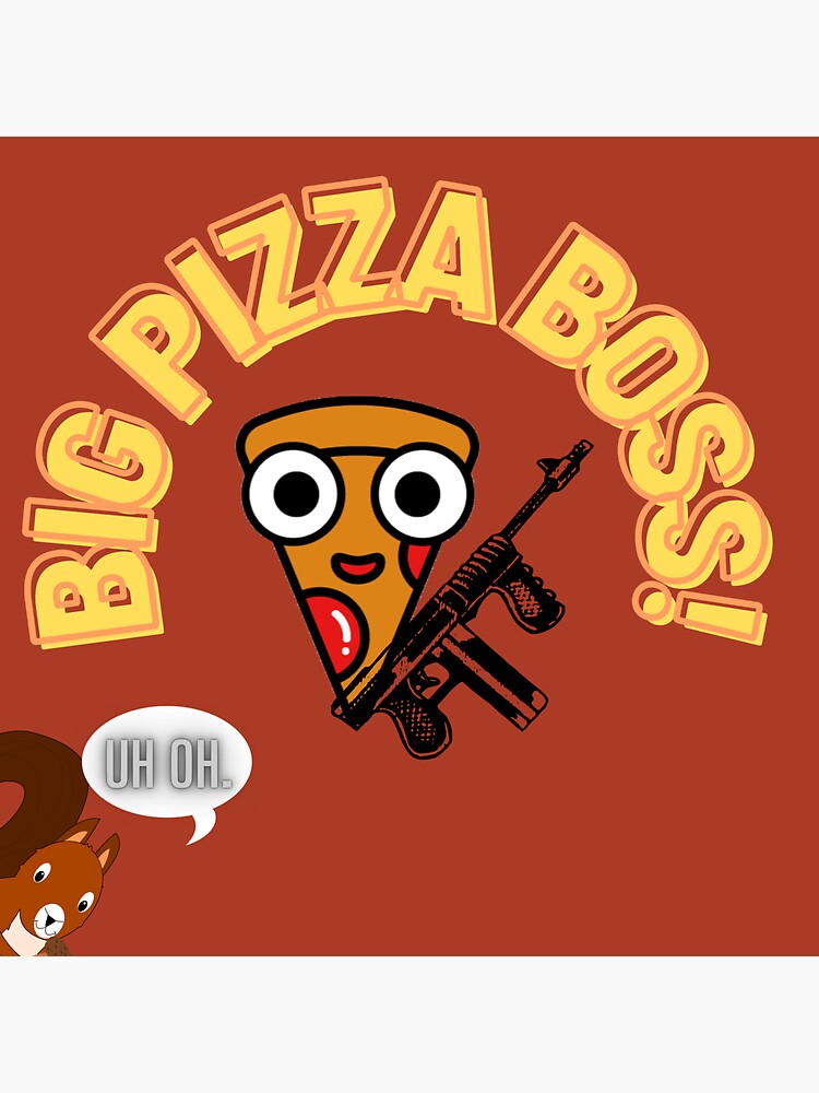 Pegatina «Pizza MAFIA Italia! Big PIZZA BOSS * ¡tendencia! * Mercancía ...