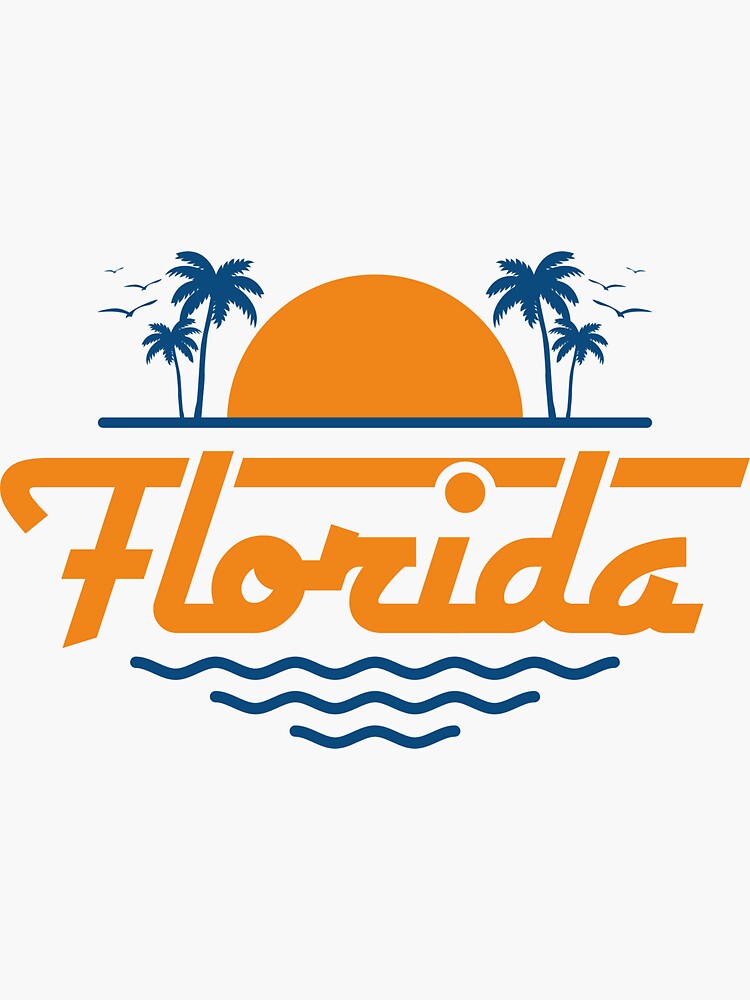 "Florida" Sticker by sansapparel | Redbubble
